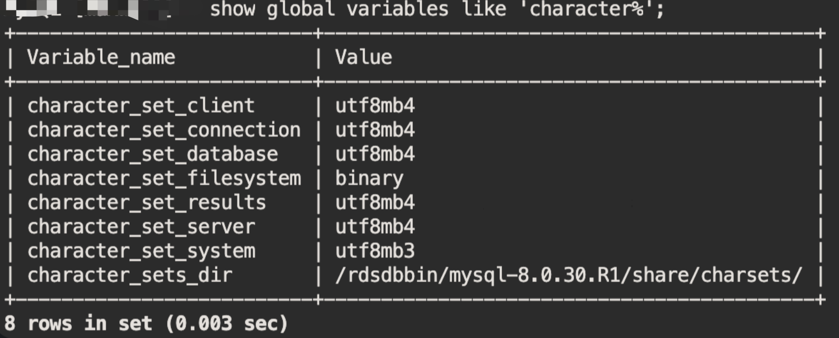 [Question] jumpserver连接mysql字符集 · Issue #8885 · jumpserver/jumpserver · GitHub