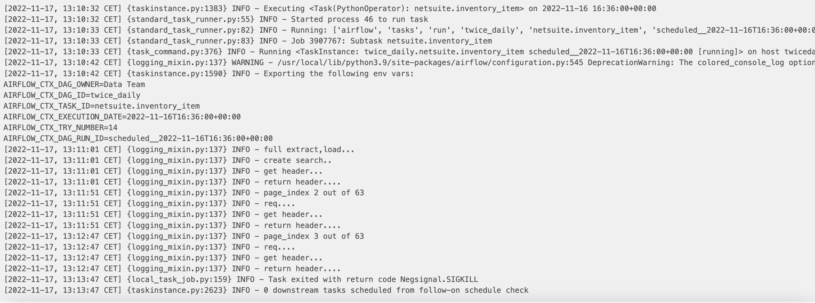 Task exited with return code Negsignal.SIGKILL · apache airflow ...