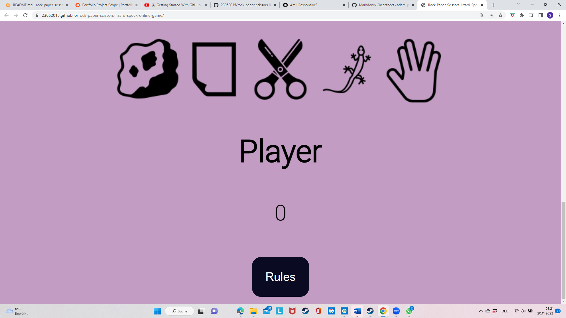 GitHub - 23052015/rock-paper-scissors-lizard-spock-online-game