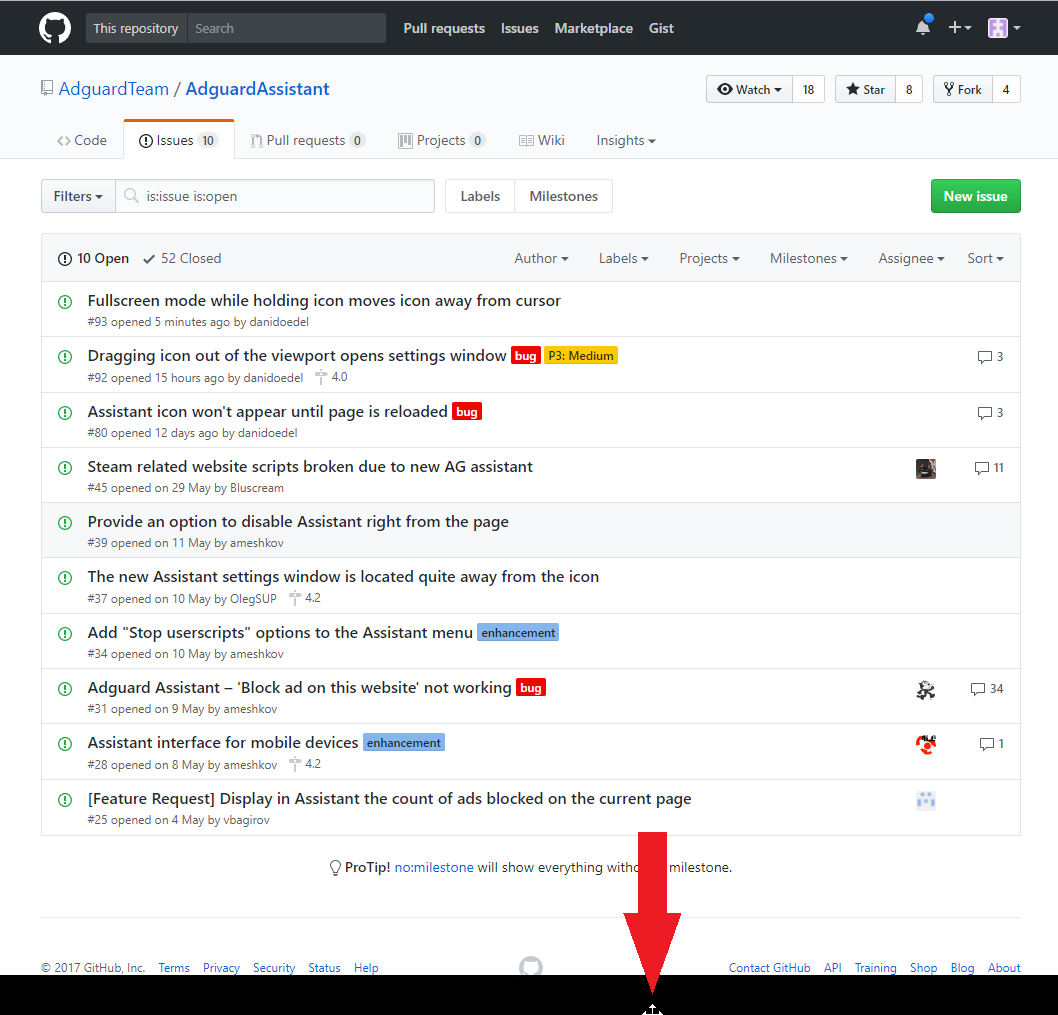 Able to move settings window completely out of viewport · Issue #94 · AdguardTeam ...