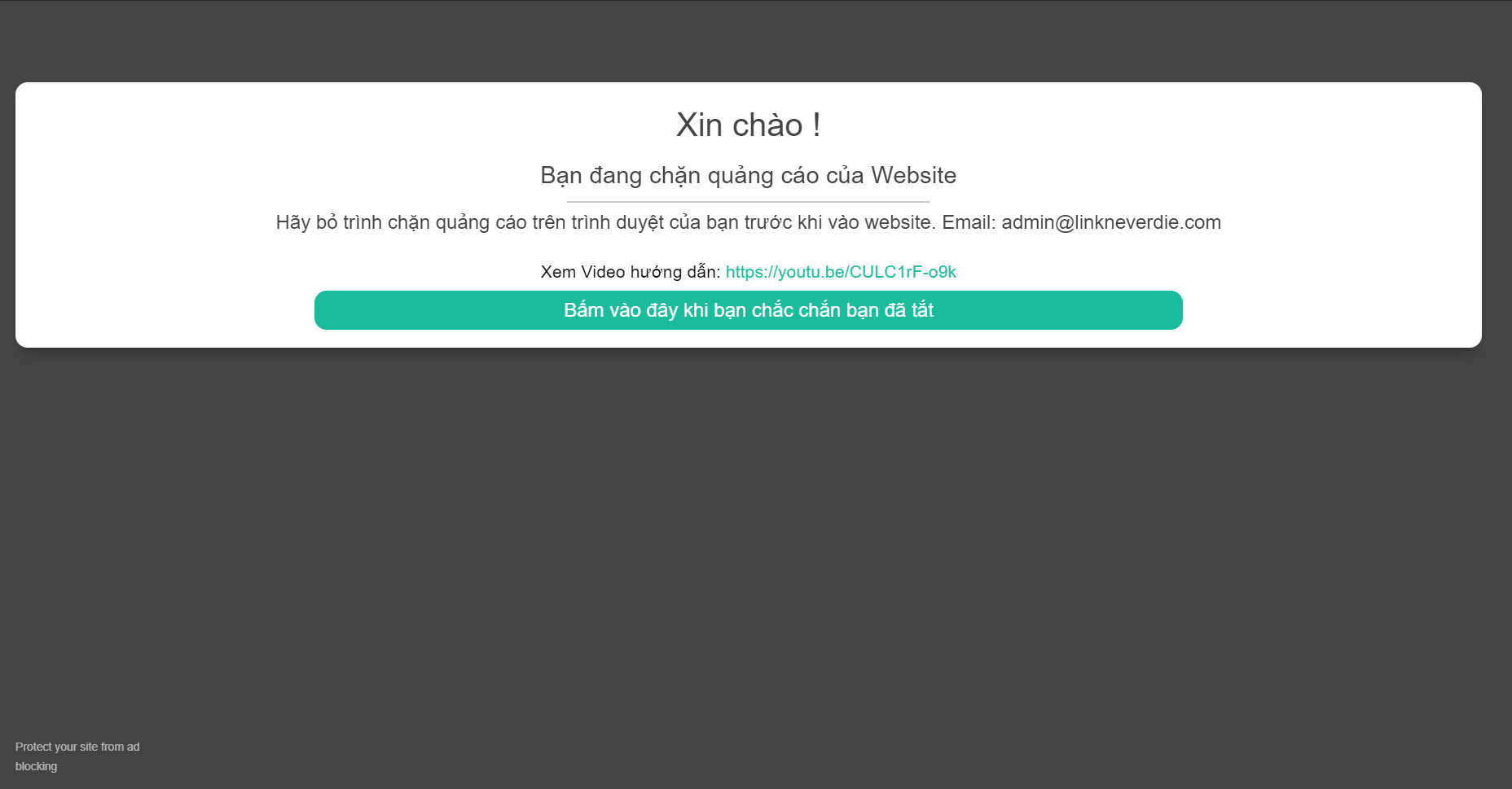 linkneverdie.com - Anti Adblock Script · Issue #6587 · AdguardTeam ...