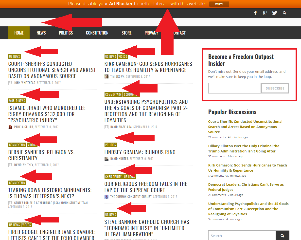 freedomoutpost.com - Ad leftover - Anti Adblock Script - Incorrect Blocking · Issue #6696 ...