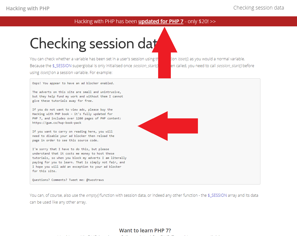 hackingwithphp.com - Ad - Anti Adblock Script · Issue #6841 · AdguardTeam/AdguardFilters · GitHub