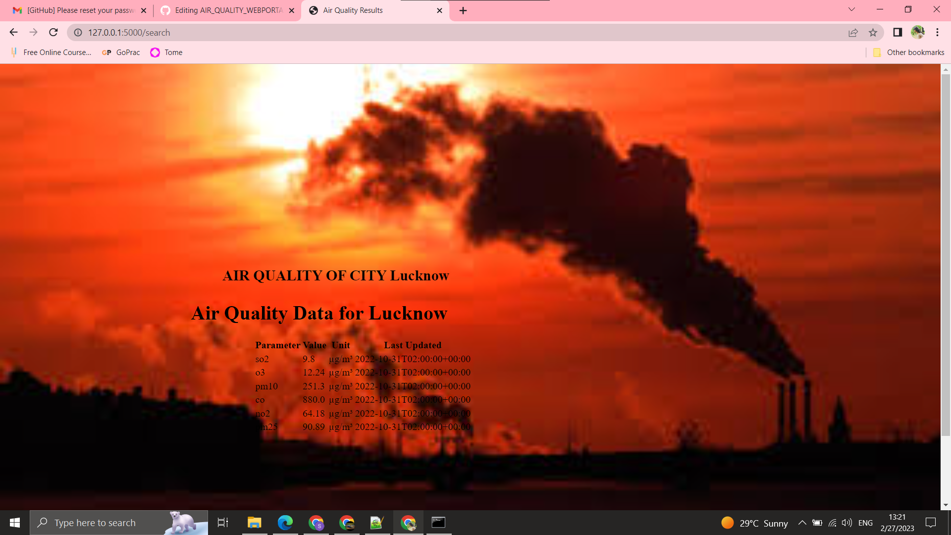 GitHub - Chandana1502/AIR_QUALITY_WEBPORTAL