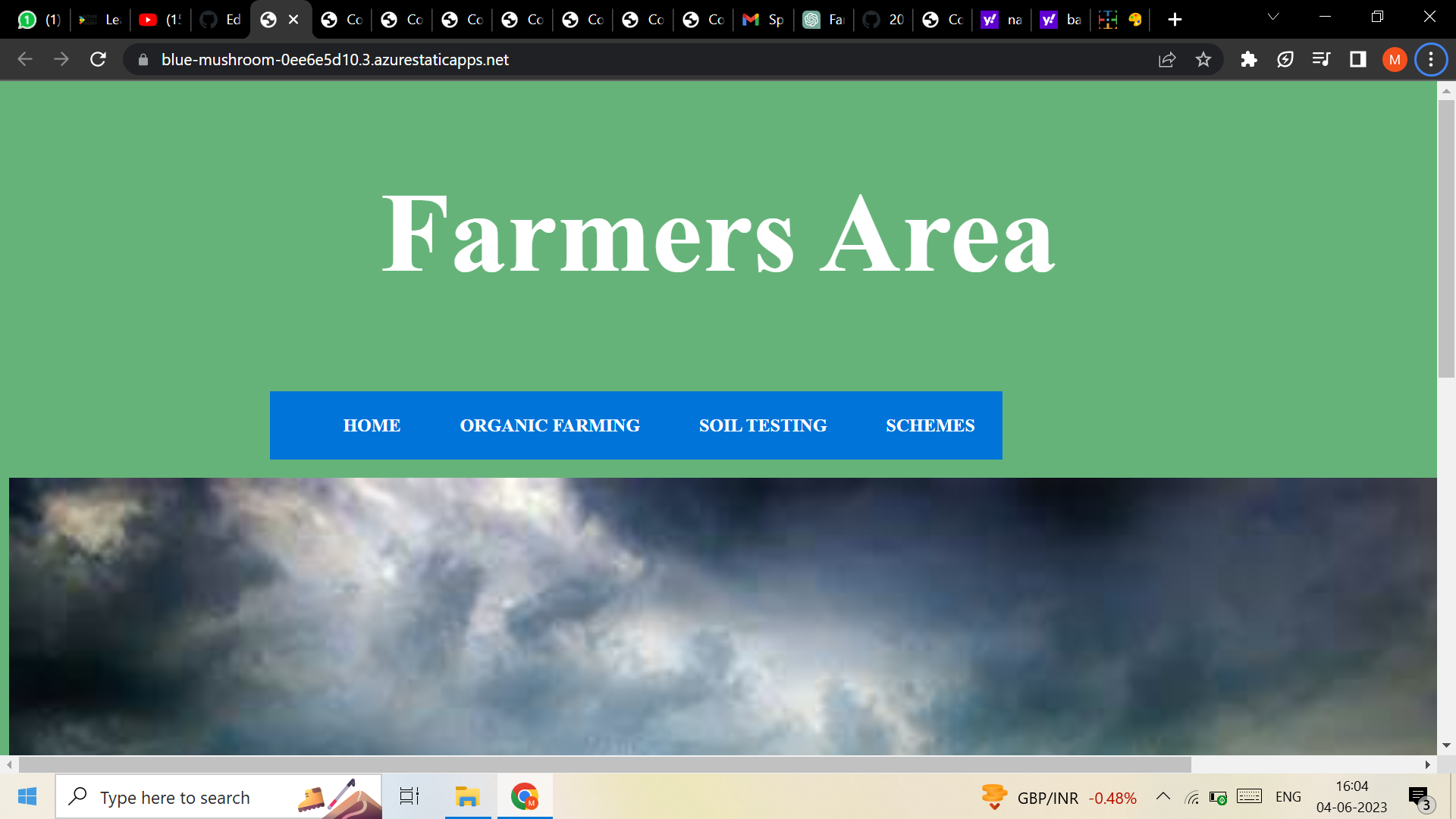 GitHub - 20A31A0557/farmers-area: Here I created a website with AZURE ...