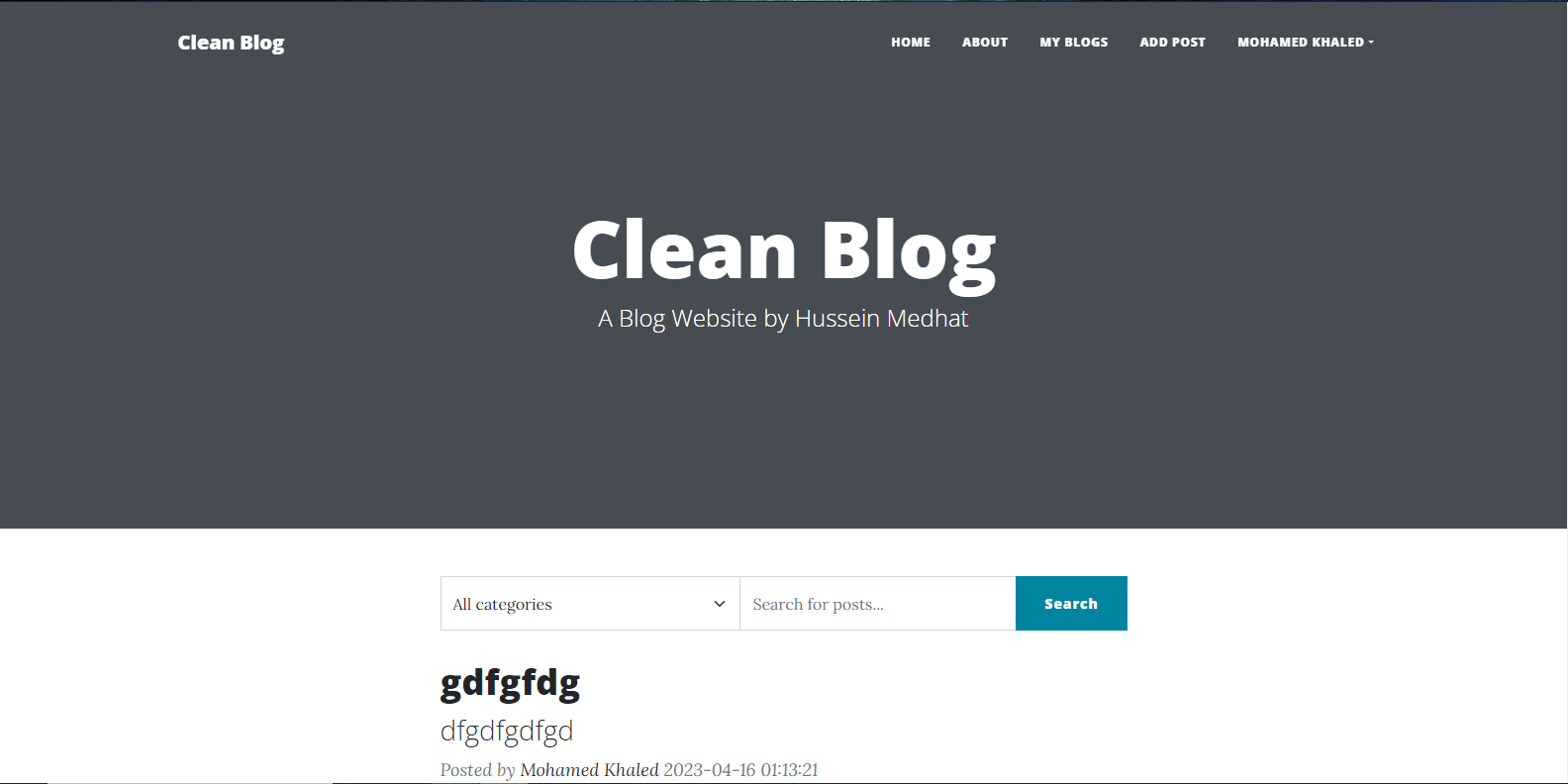 GitHub - hussein1574/Blog-Project-OOP-PHP: A simple blog project using native php