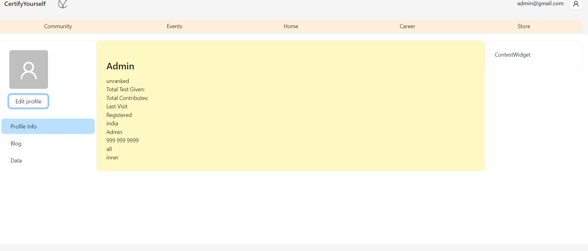 Edit profile button in Profile page not working · Issue #37 ...