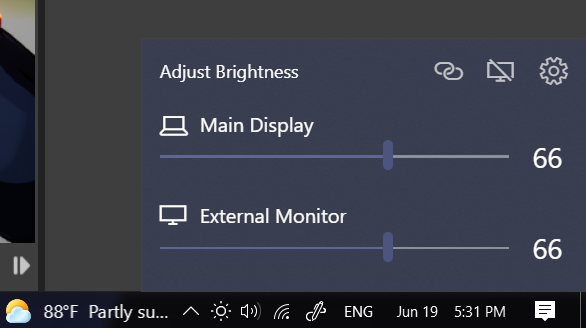 Brightness Slider Not Adjusting Brightness for External Monitor · Issue ...