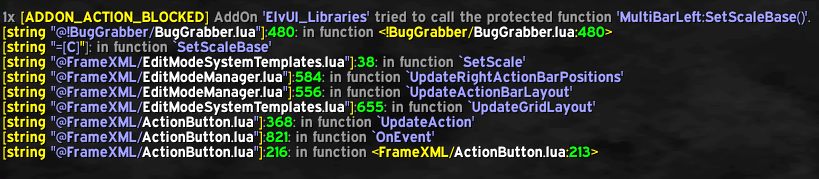 [Retail Bug Report] Keybinds stop working randomly that are in the action bar until /reload ...