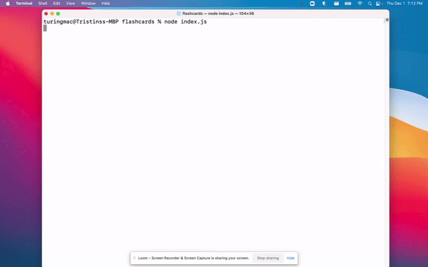 GitHub - Tristinsorrells1/flashcards: Flashcards starter kit