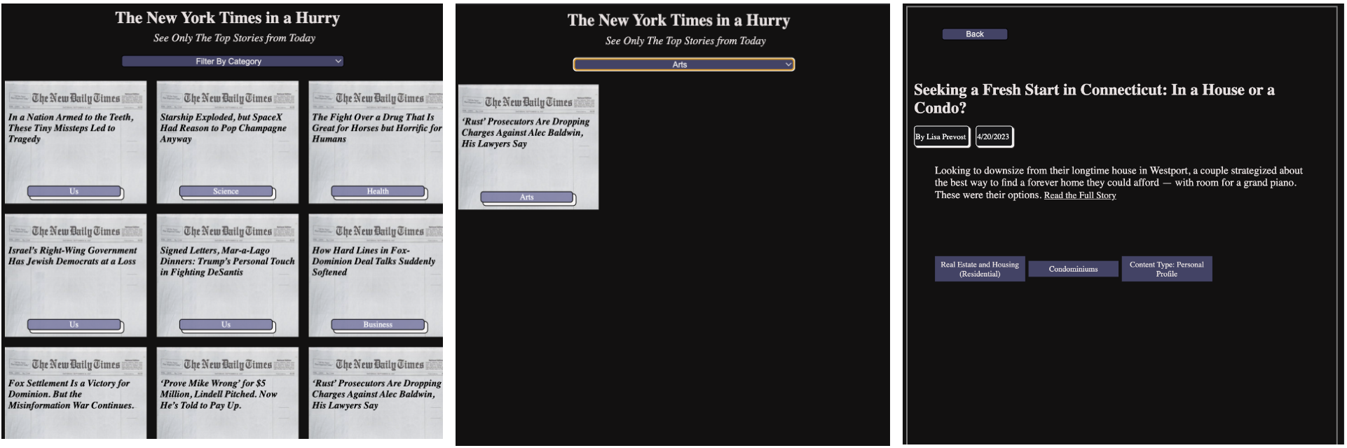 GitHub - Tristinsorrells1/NYT-In-A-Hurry