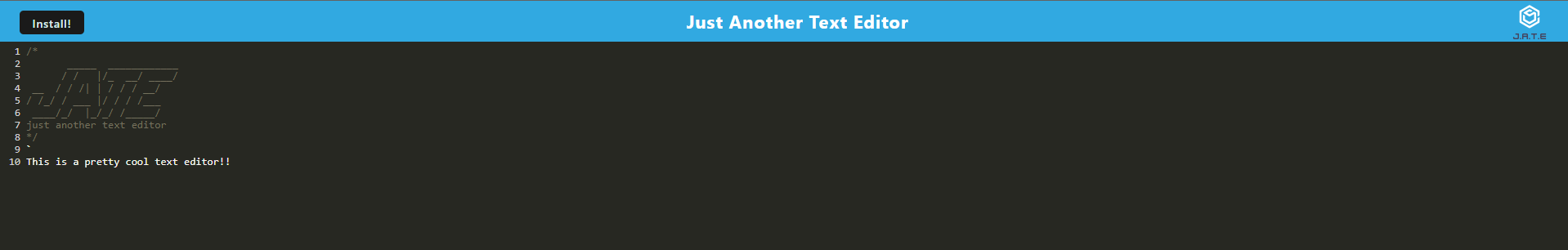 GitHub - hmustain/Text-Editor-PWA