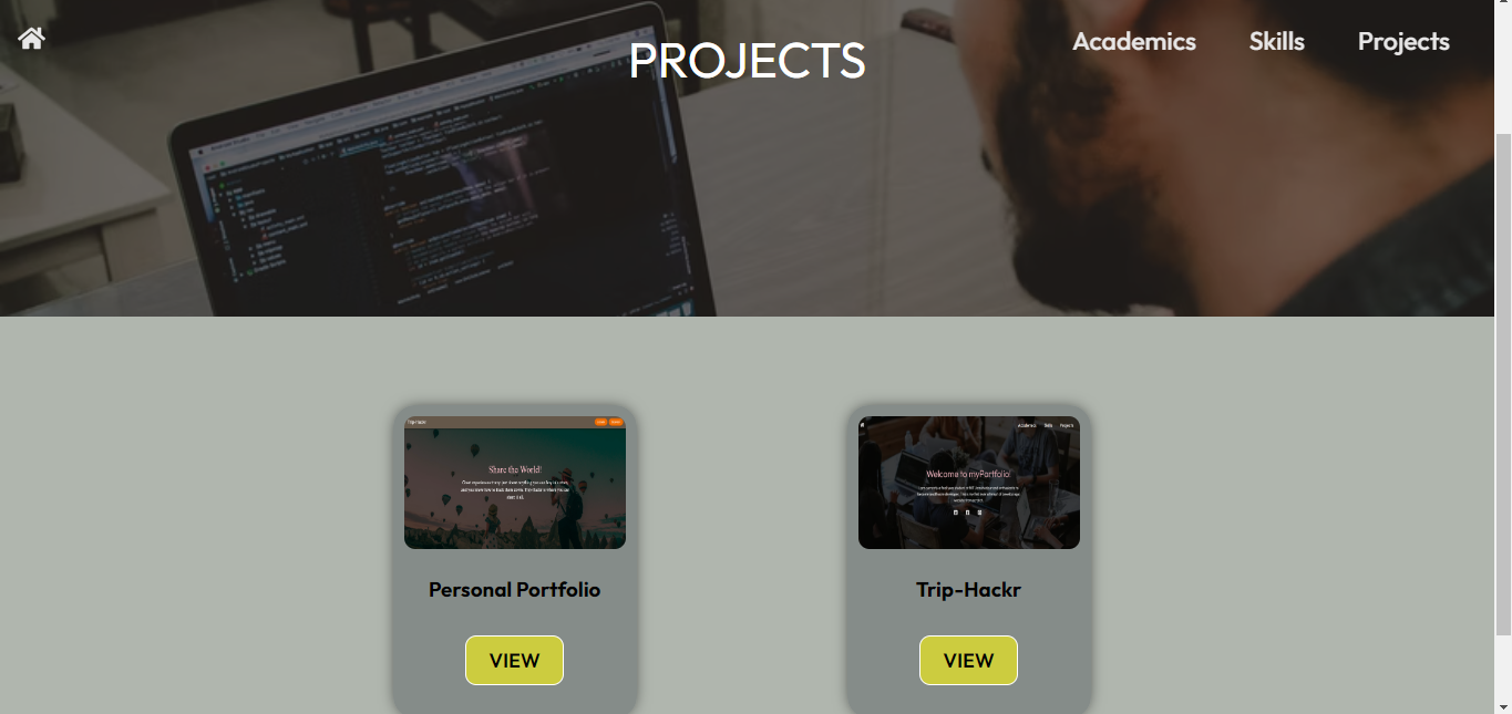 GitHub - deepa-141/Portfolio: A multipage web application that contains the information about my ...