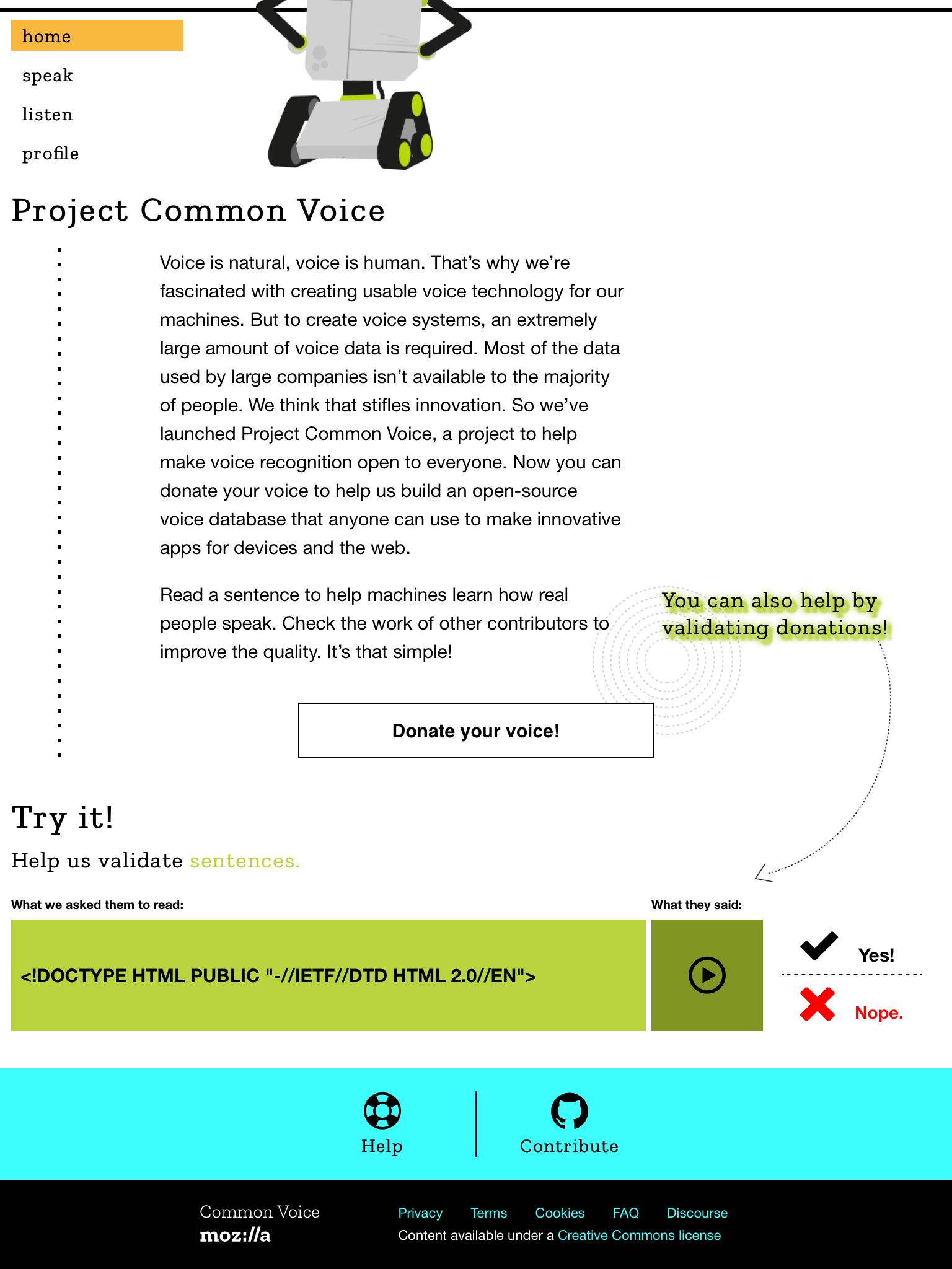 Some HTML made it into the voice samples (bug or easteregg?) · Issue ...