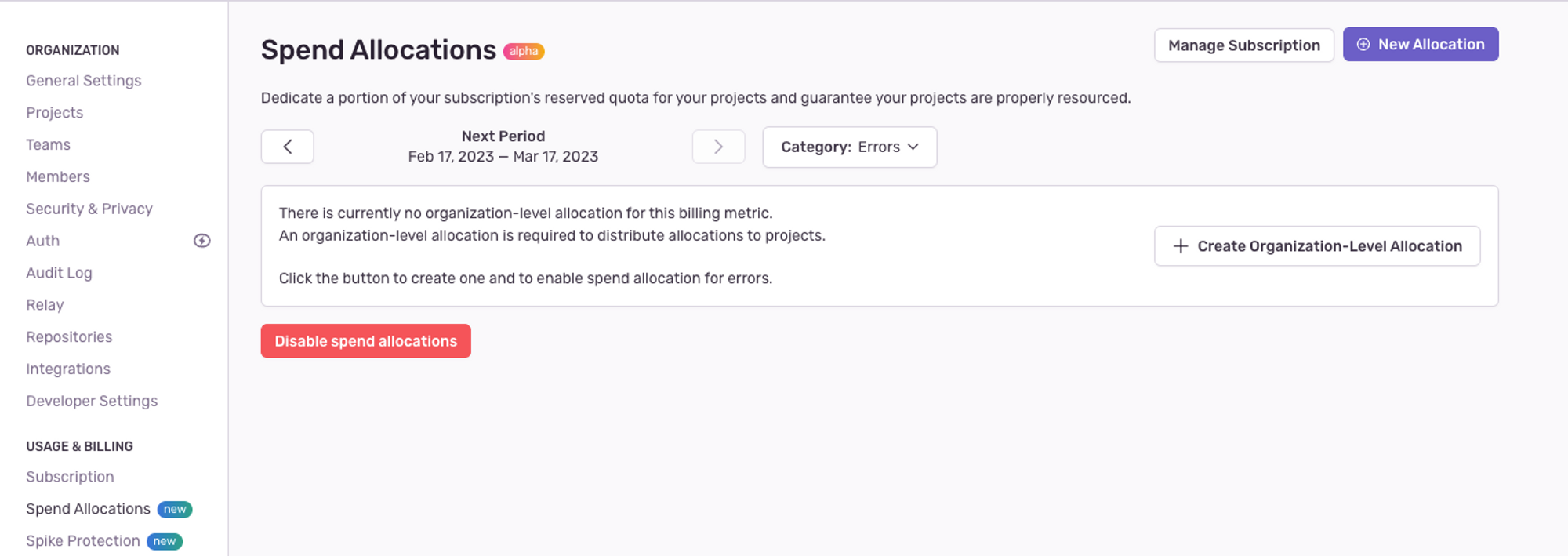 Spend Allocation - Beta Launch · getsentry sentry · Discussion #44562 · GitHub