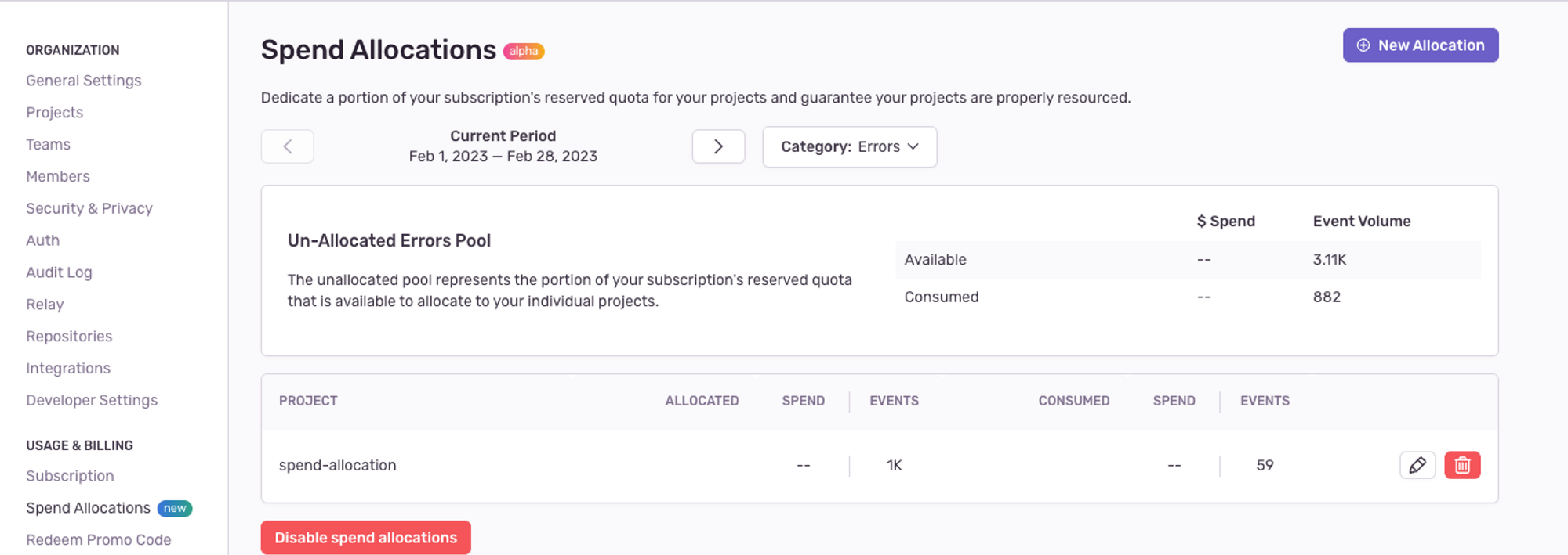 Spend Allocation - Beta Launch · getsentry sentry · Discussion #44562 · GitHub