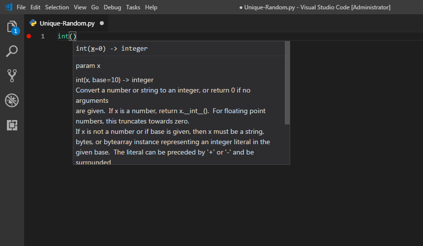 Shows Wrong Documentation For Python Randint And Int Issue 54797