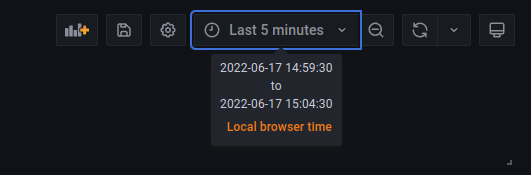 TimePicker: The tooltip is always shown after selecting a quick time range. requiring a click to ...