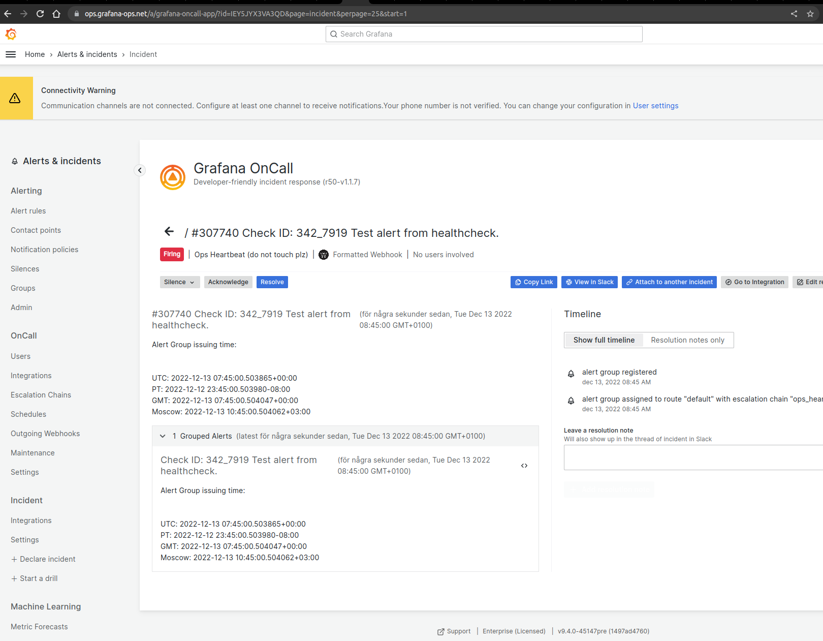TopNav warning outside Page component · Issue #982 · grafana/oncall · GitHub