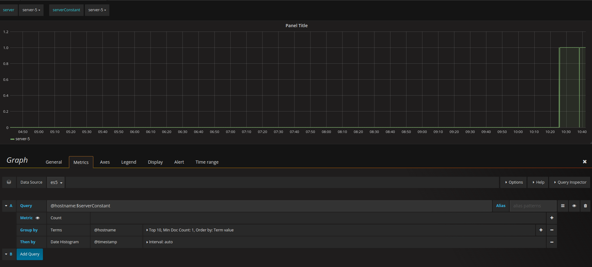 [Bug] Templating constant type variable being escaped · Issue #9524 · grafana/grafana · GitHub