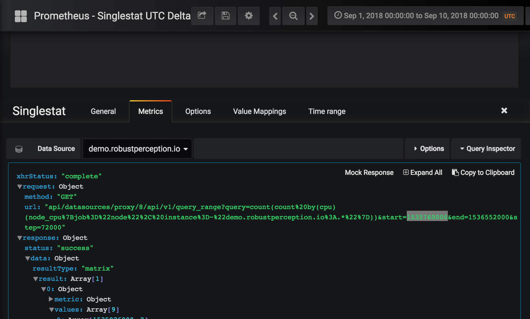 Time Range Issue with Delta option in Singlestat · Issue #13314 · grafana/grafana · GitHub