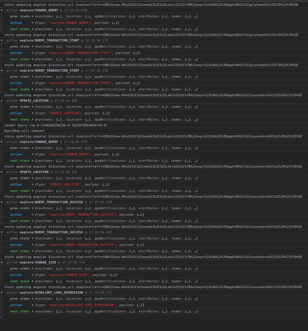 Expore Redux Issues, double actions · Issue #15011 · grafana/grafana · GitHub