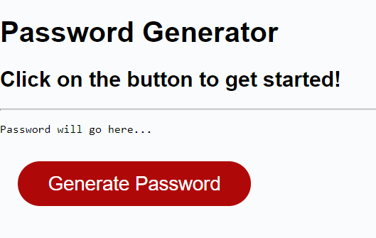 Github Exaltedrmodule3challenge Javascript Challenge Password Generator