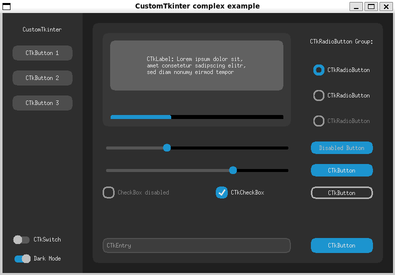CustomTkinter shows all elements broken on WSLg · Issue #86 · TomSchimansky/CustomTkinter · GitHub