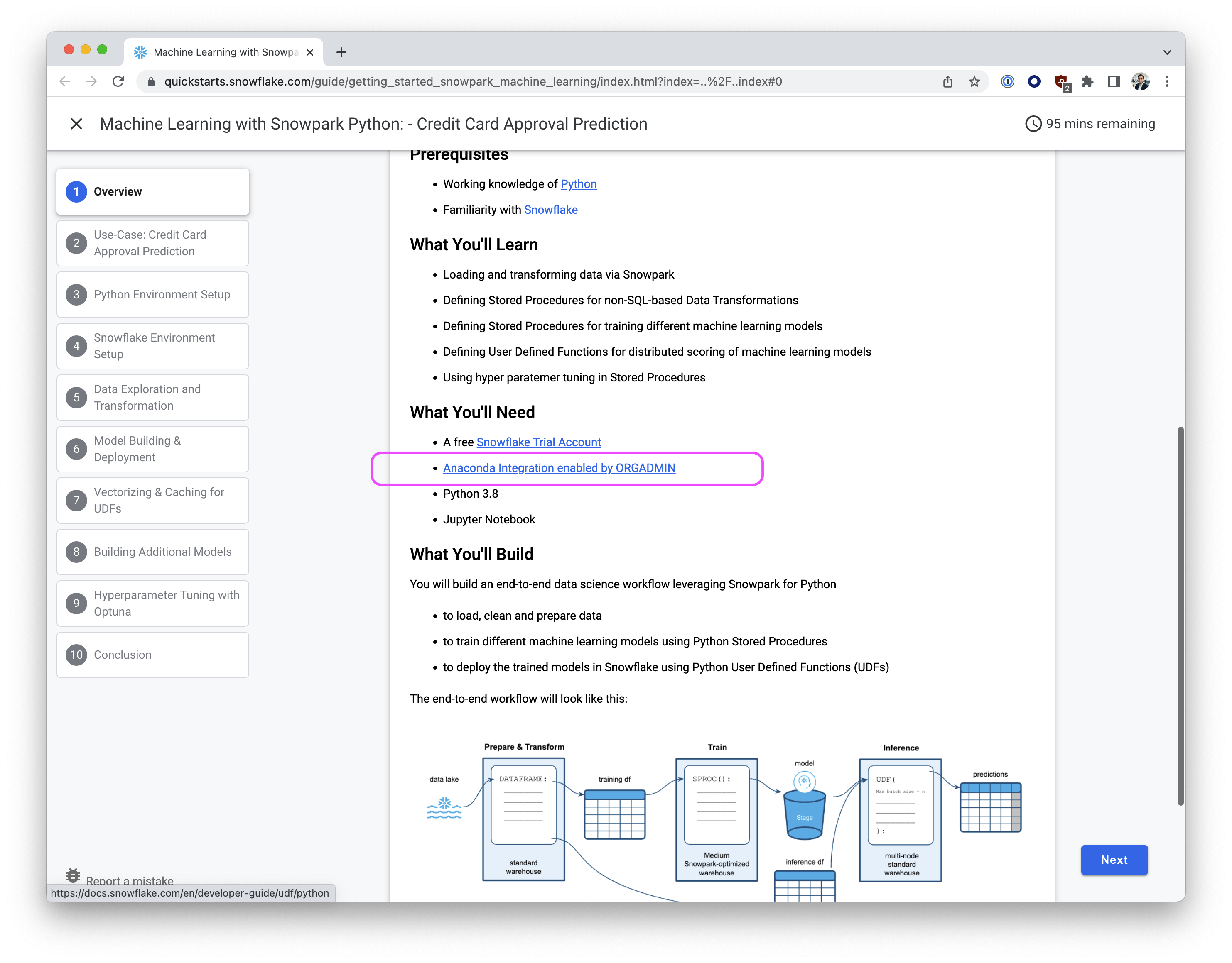 Broken link on first page of Machine Learning with Snowpark Python ... Broken link on first page of Machine Learning with Snowpark Python ...