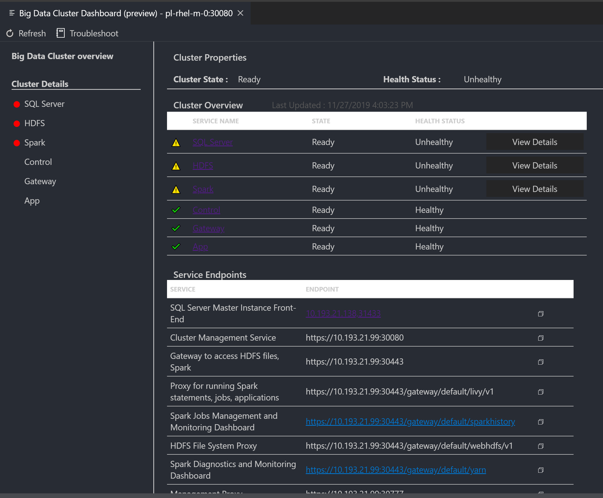 BDC dashboard looks really bad in dark themes... · Issue #8500 ...