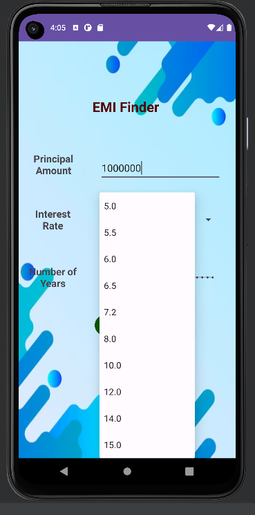 GitHub - santhoshpandi/EMI_Predictor-android