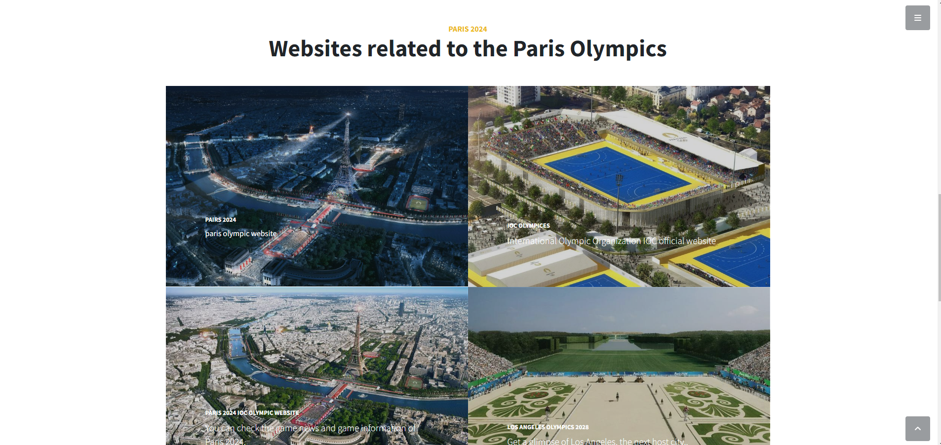 GitHub - edaild/Paris-2024-Olympic-Website: Portfolio made by myself in celebration of the Paris ...