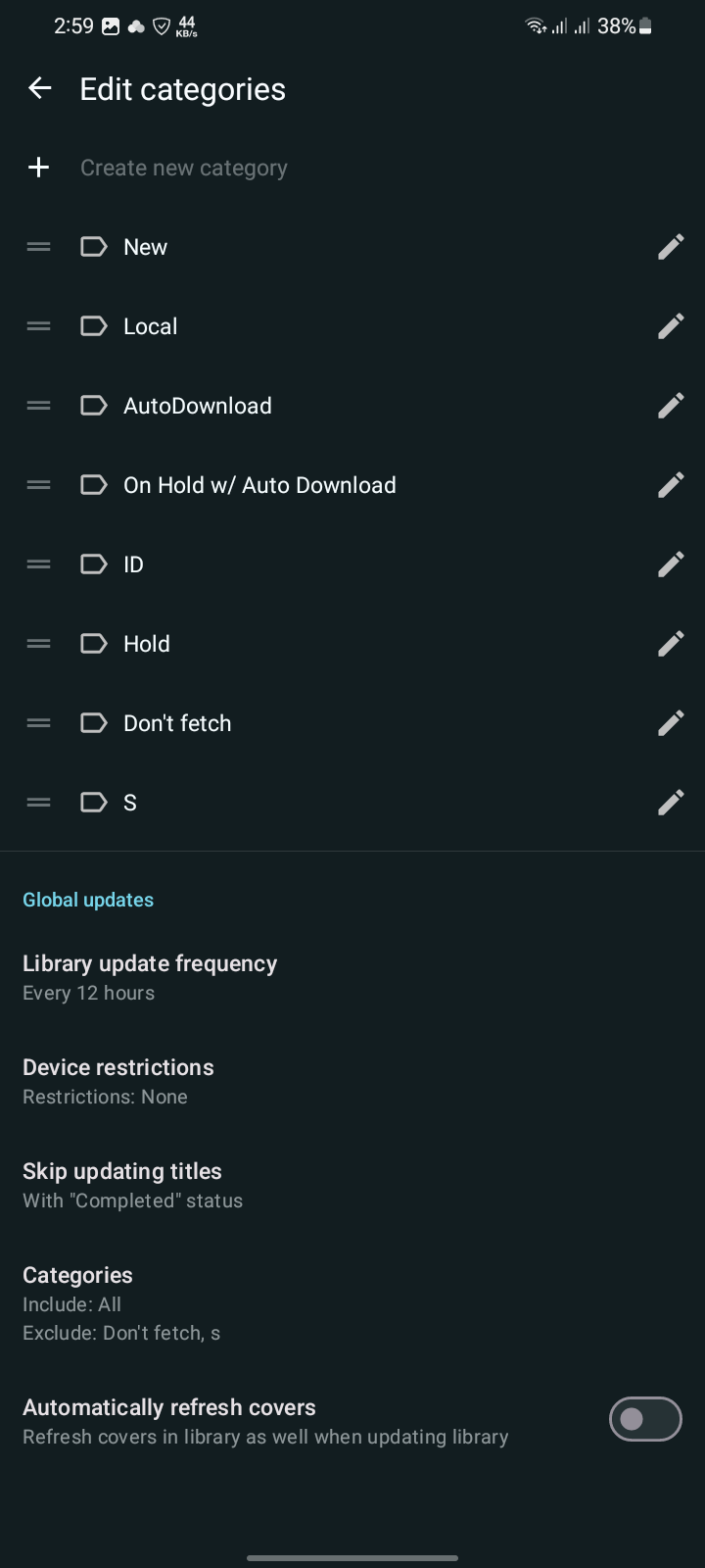Edit categories page wouldn't open new page · Issue #1663 · Jays2Kings/tachiyomiJ2K · GitHub