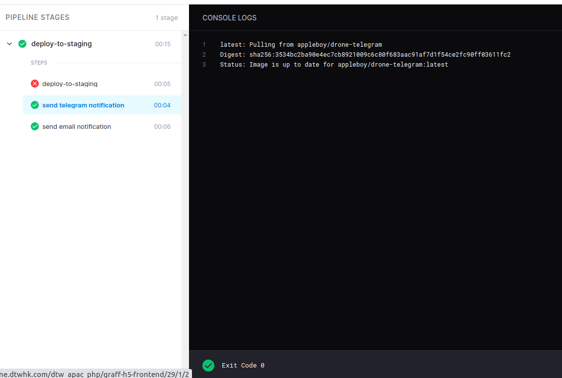 sending notification about build result · Issue #202 · appleboy/drone ... sending notification about build result · Issue #202 · appleboy/drone ...