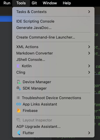 The menu of "Flutter Intl" doesn't display. · Issue #67 · localizely/flutter-intl-intellij · GitHub