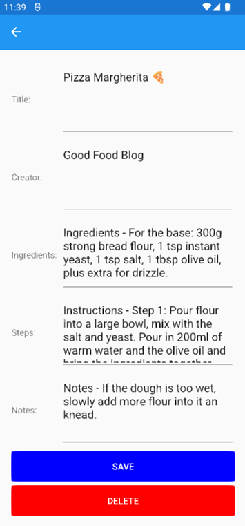 GitHub - davidrozwod/recipes_app: Development of mobile recipes application with the use of ...