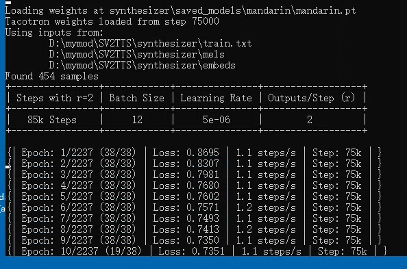 请教大佬，现在一分钟跑一个，怎么提升速度呢？（附截图） · Issue #683 · babysor/MockingBird · GitHub