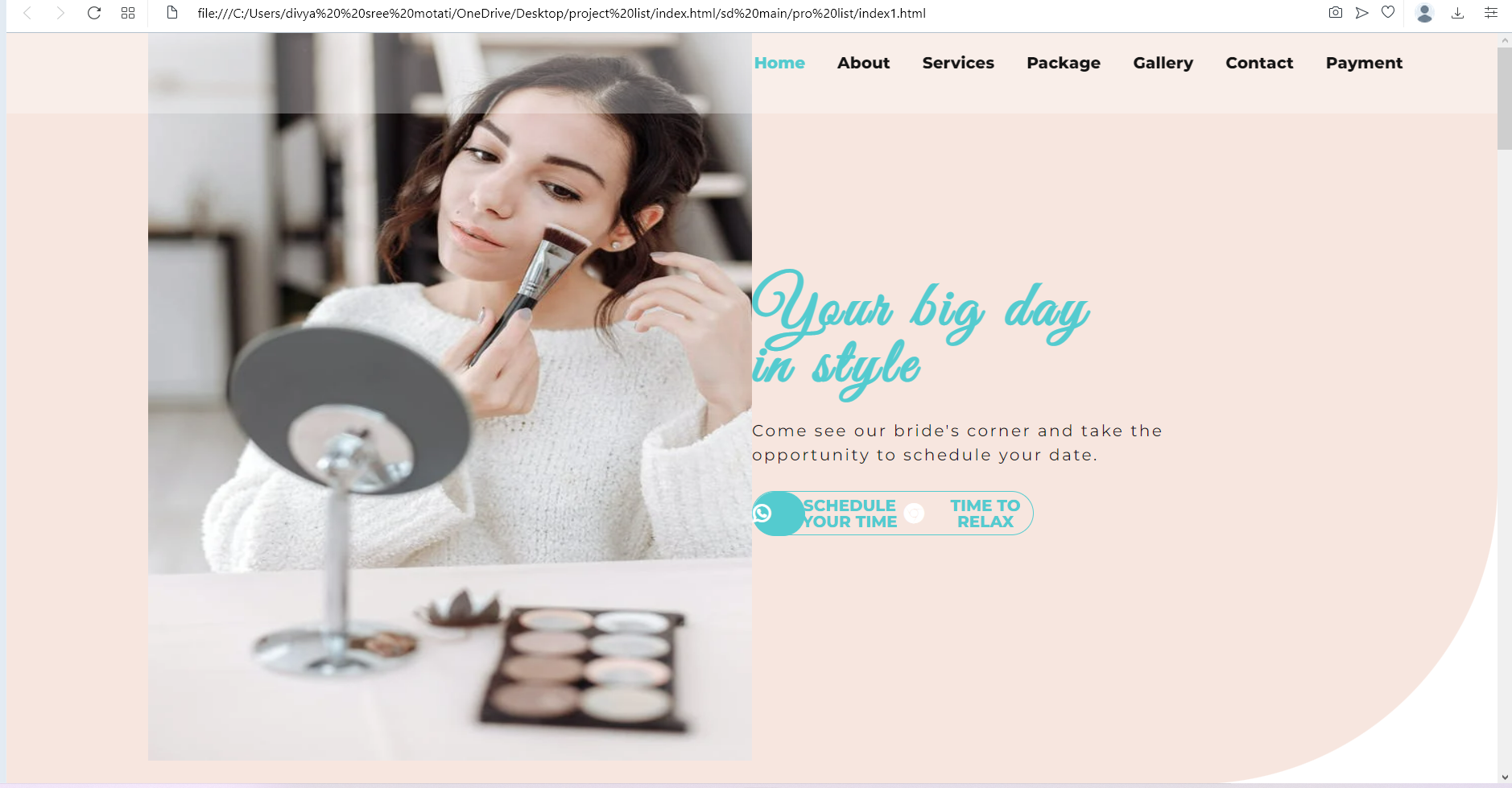 GitHub - divysree01/online-saloon-website