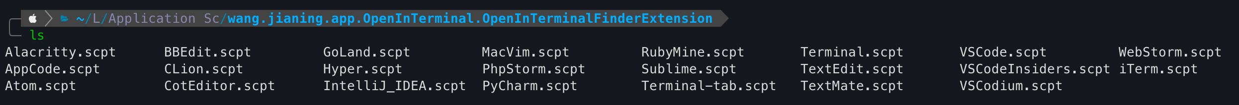Cannot be used in Finder · Issue #99 · Ji4n1ng/OpenInTerminal · GitHub