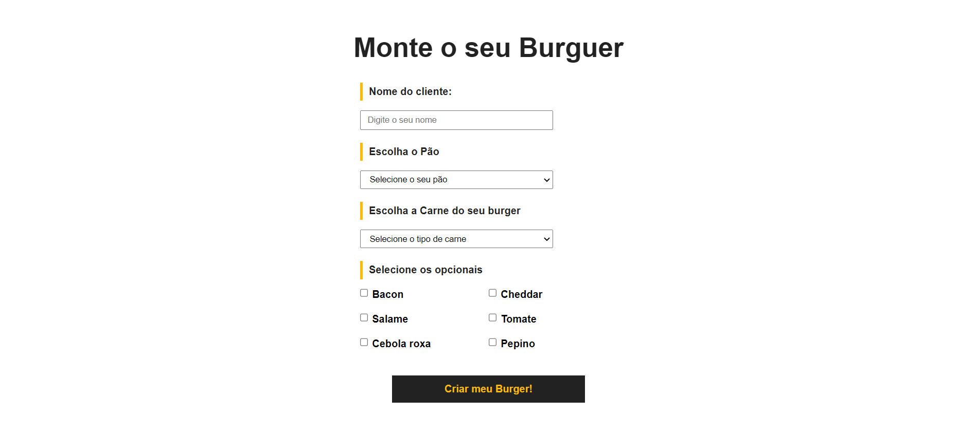 GitHub - Lucascfer/create_your_burger: Nesta página usei o Vue.Js
