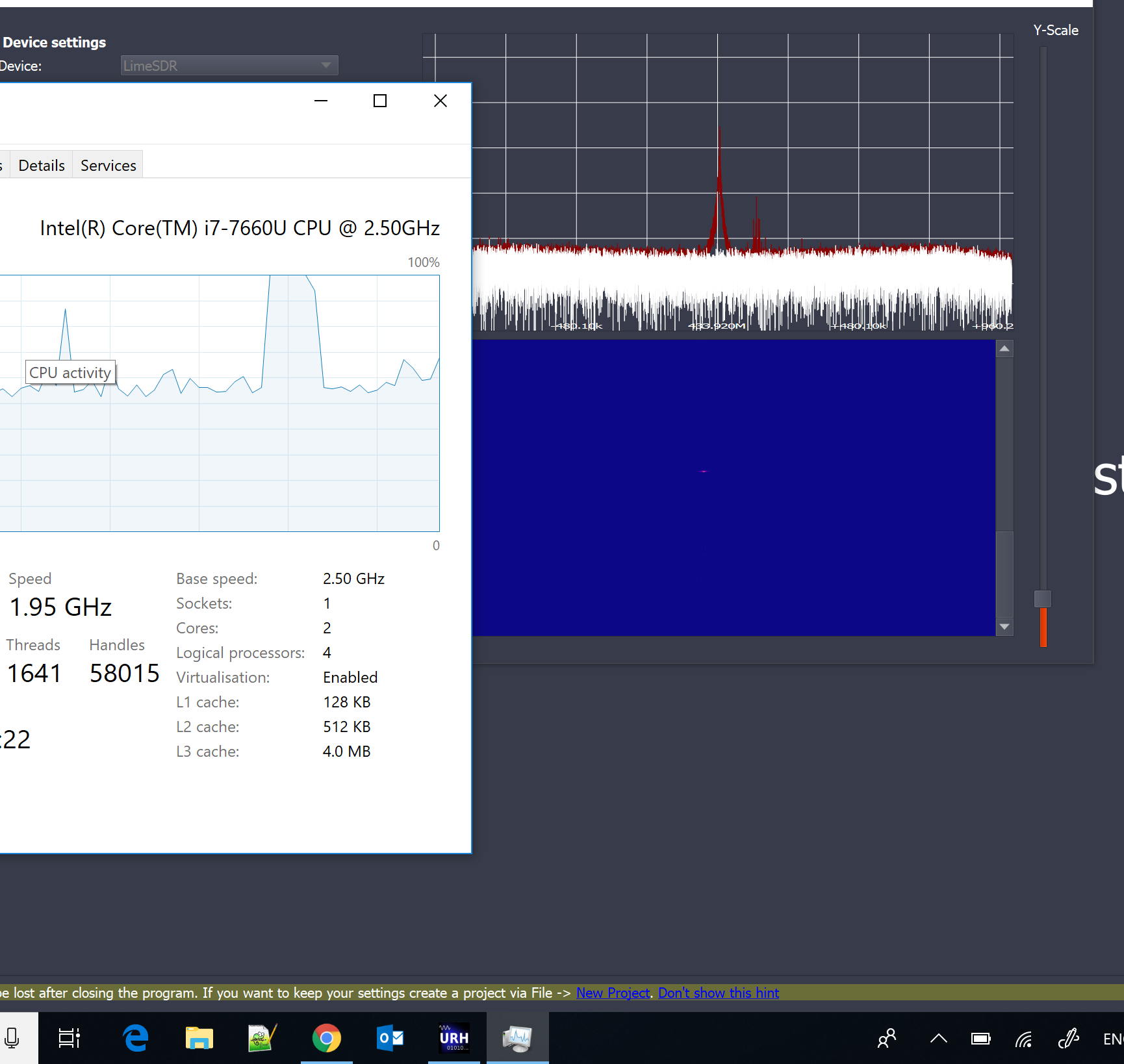 High CPU using Spectrum Analyzer · Issue #492 · jopohl/urh · GitHub
