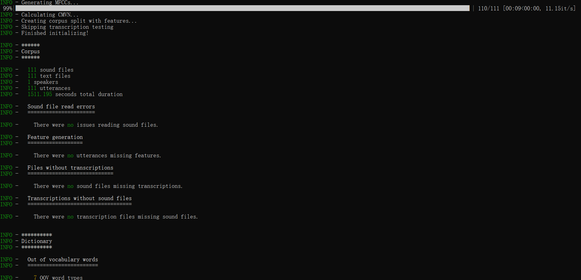 [BUG]NoAlignmentsError · Issue #507 · MontrealCorpusTools/Montreal-Forced-Aligner · GitHub