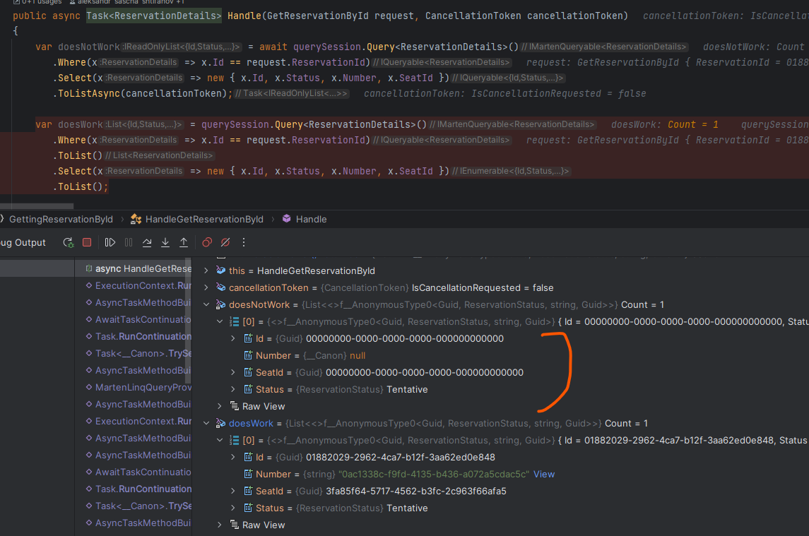 Using `casingcamelcase` Together With `serializertypesystemtextjson` Breakes Using Of