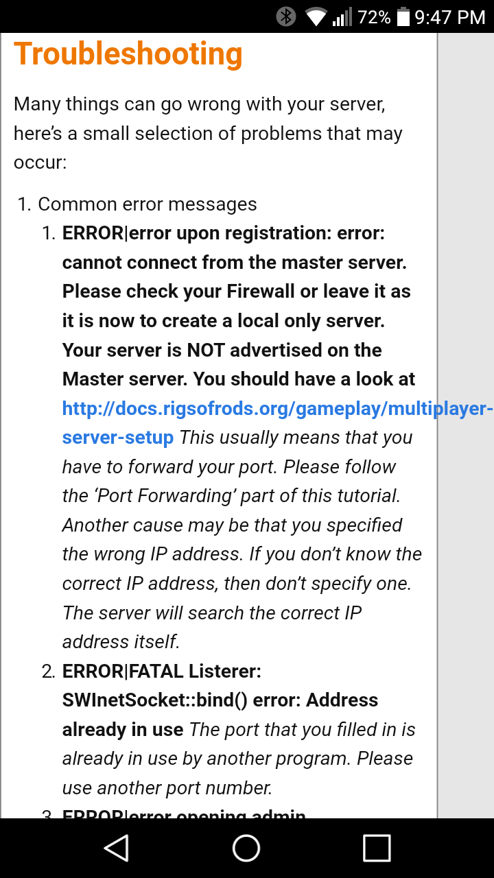 Weird page formatting on mobile. · Issue #14 · RigsOfRods/docs.rigsofrods.org · GitHub