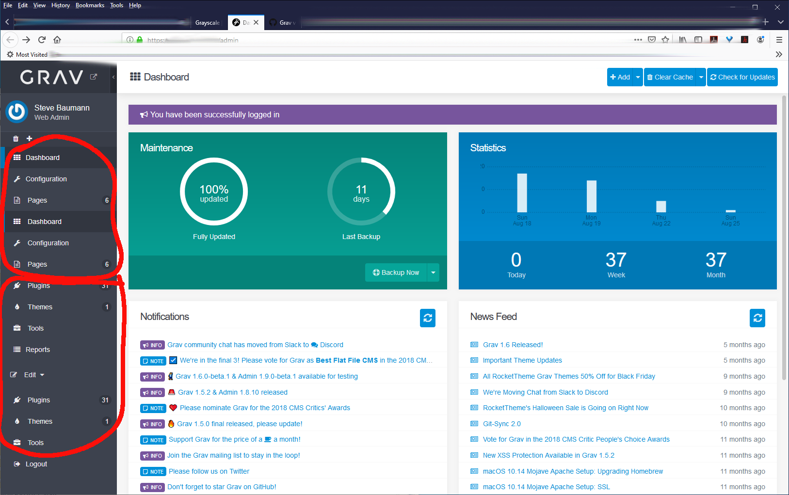 duplicate items in sidebar · Issue #2656 · getgrav/grav · GitHub