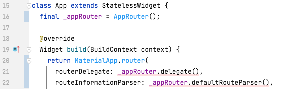 Cannot setup AutoRouter using part builder (part-of generated file) · Issue #1216 · Milad-Akarie ...