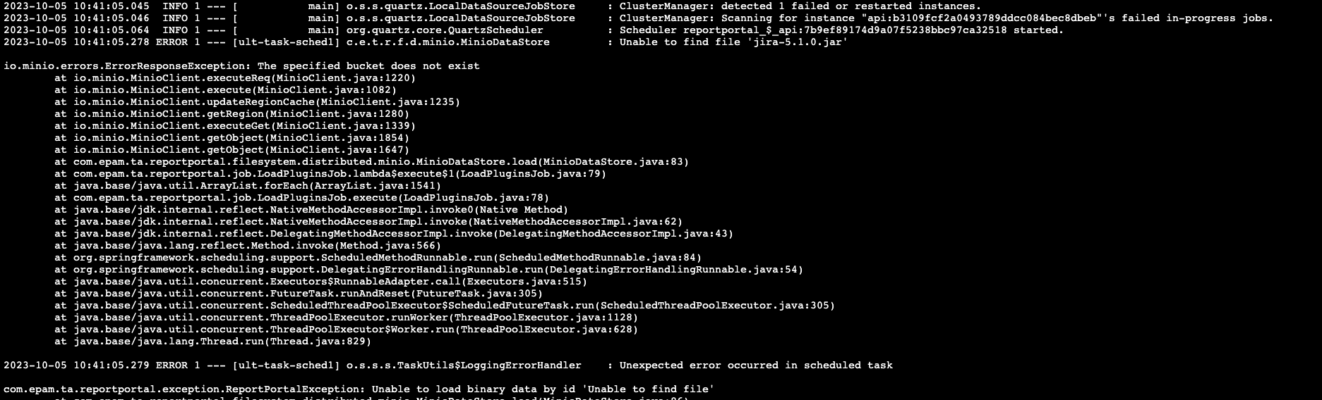 Reportportal Not Able To Start · Issue 2145 · Reportportalreportportal · Github