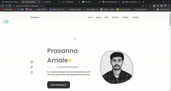GitHub - PrasannaAmale11/PersonalPortfolio