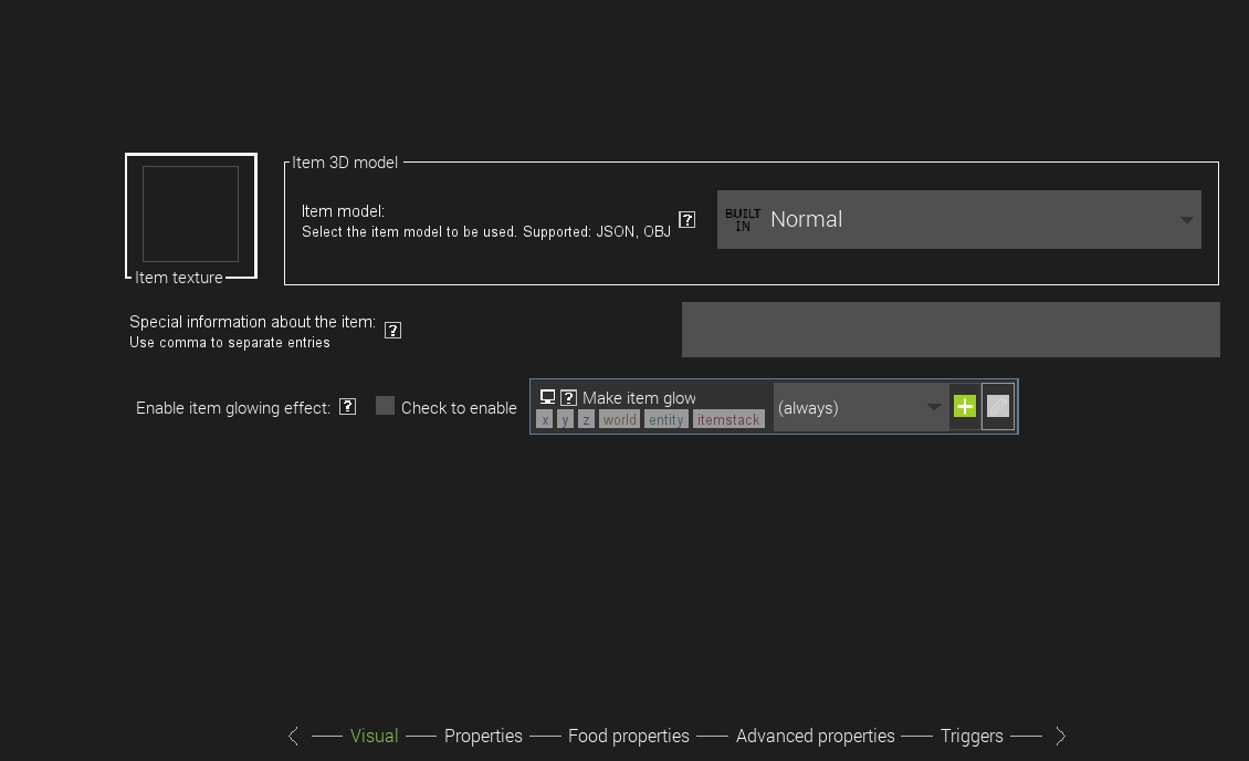 The item category is food · Issue #3022 · MCreator/MCreator · GitHub