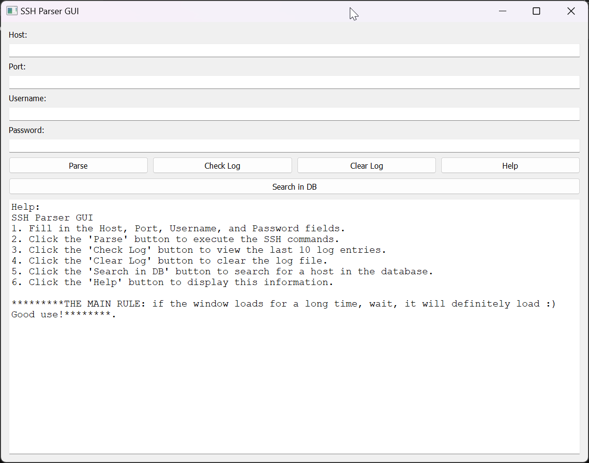 GitHub - EL-MEDVEDO/ssh_parser: ssh parser on python